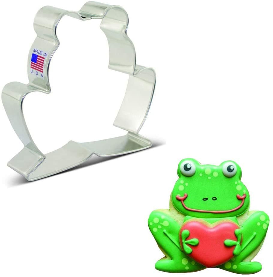 Frog Cookie Cutter 3 3/8" — The Cookie Countess