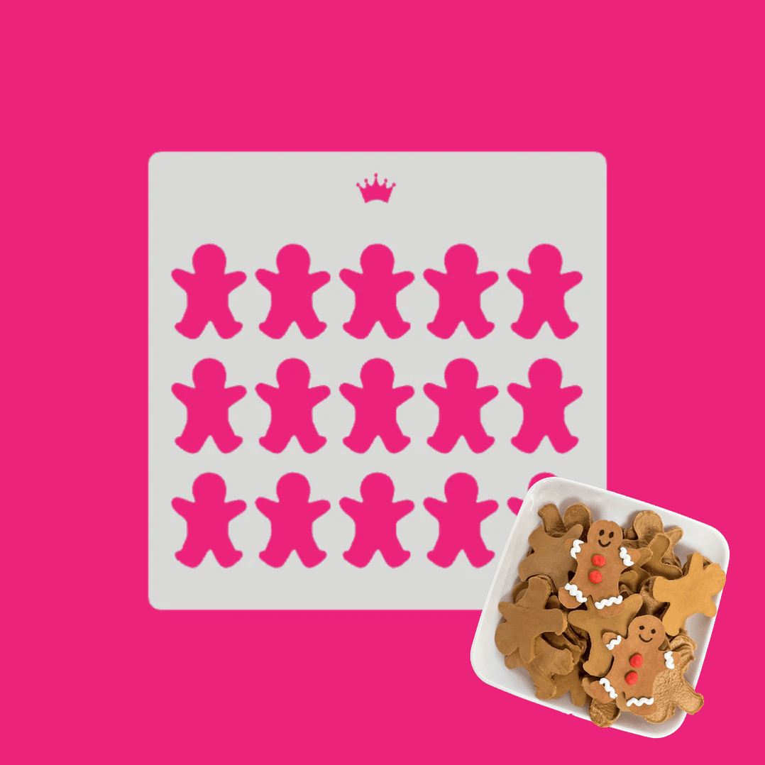 Gingerbread Man Sprinkle Stencil — The Cookie Countess