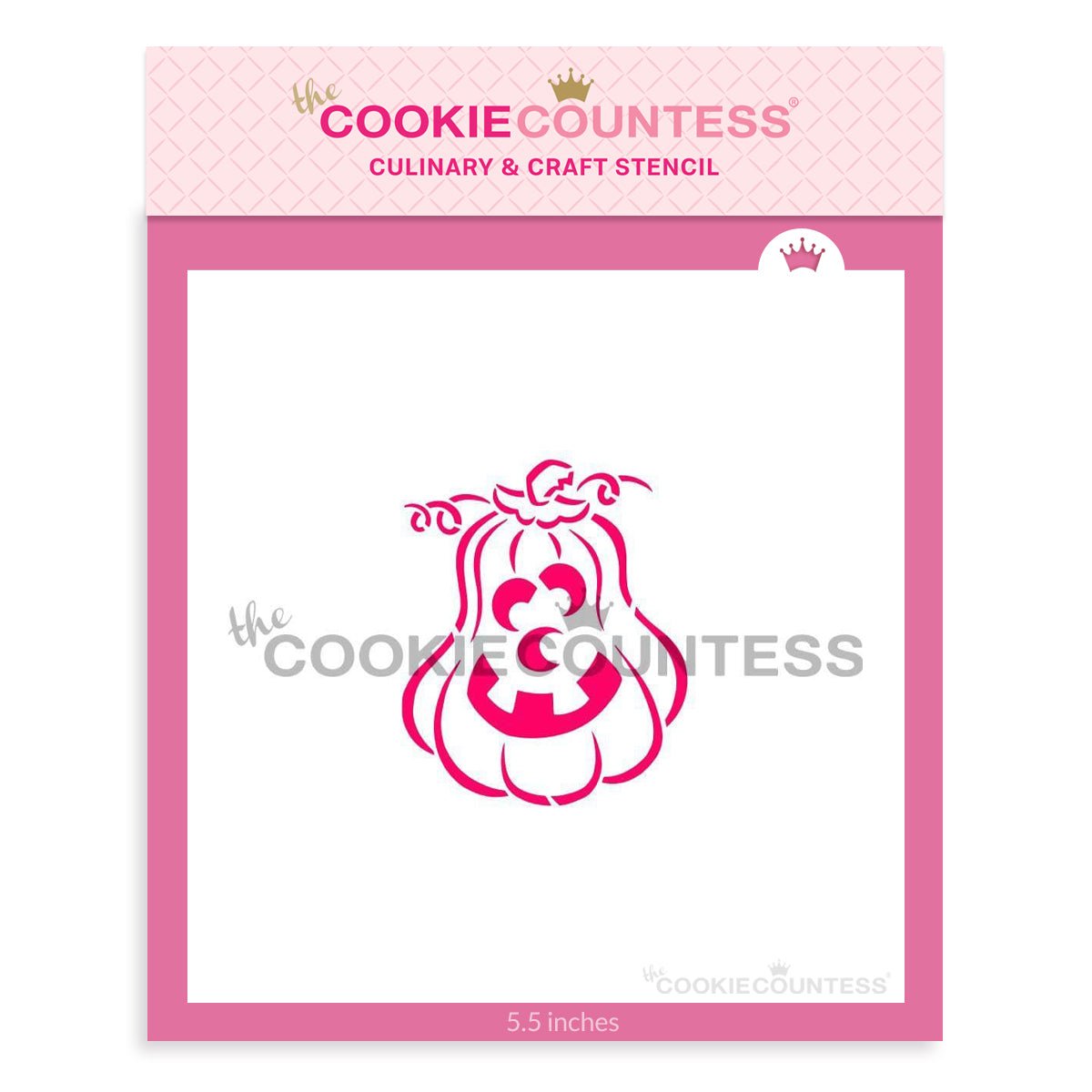 Goofy Pumpkin PYO Stencil - Drawn by Krista — The Cookie Countess