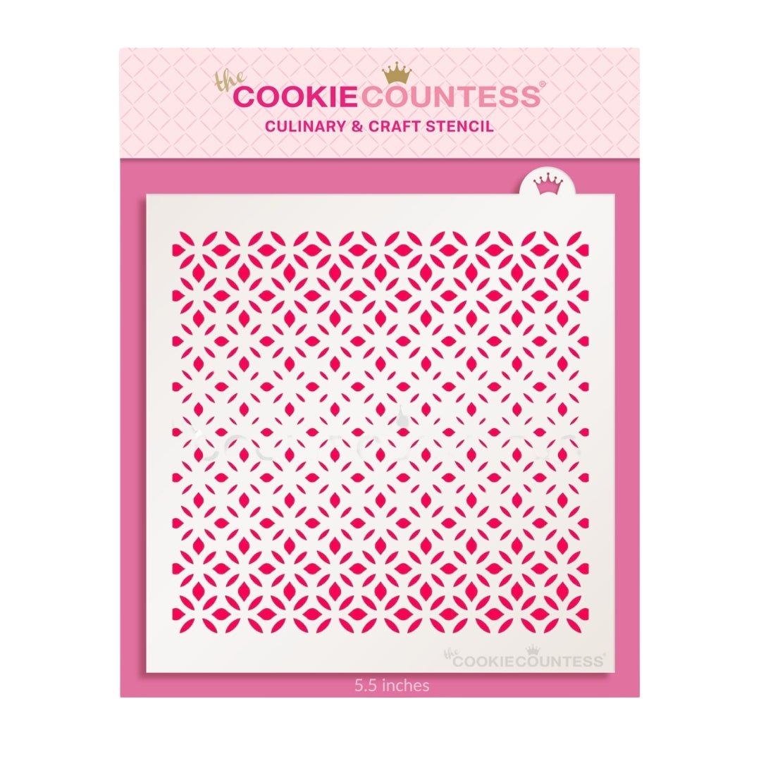 Graduated Tiles Stencil — The Cookie Countess