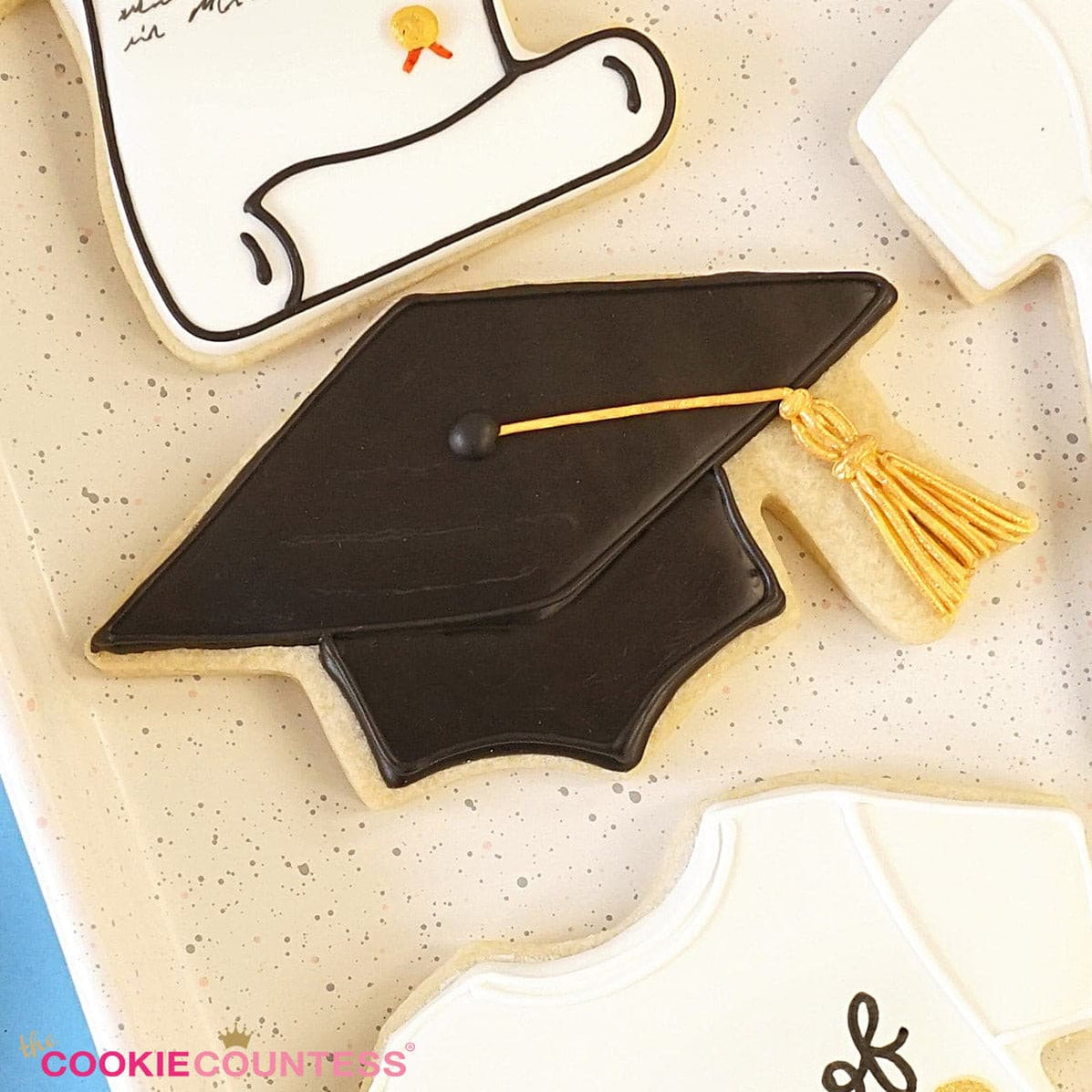 Graduation Cap Cookie Cutter 4 3/8" — The Cookie Countess