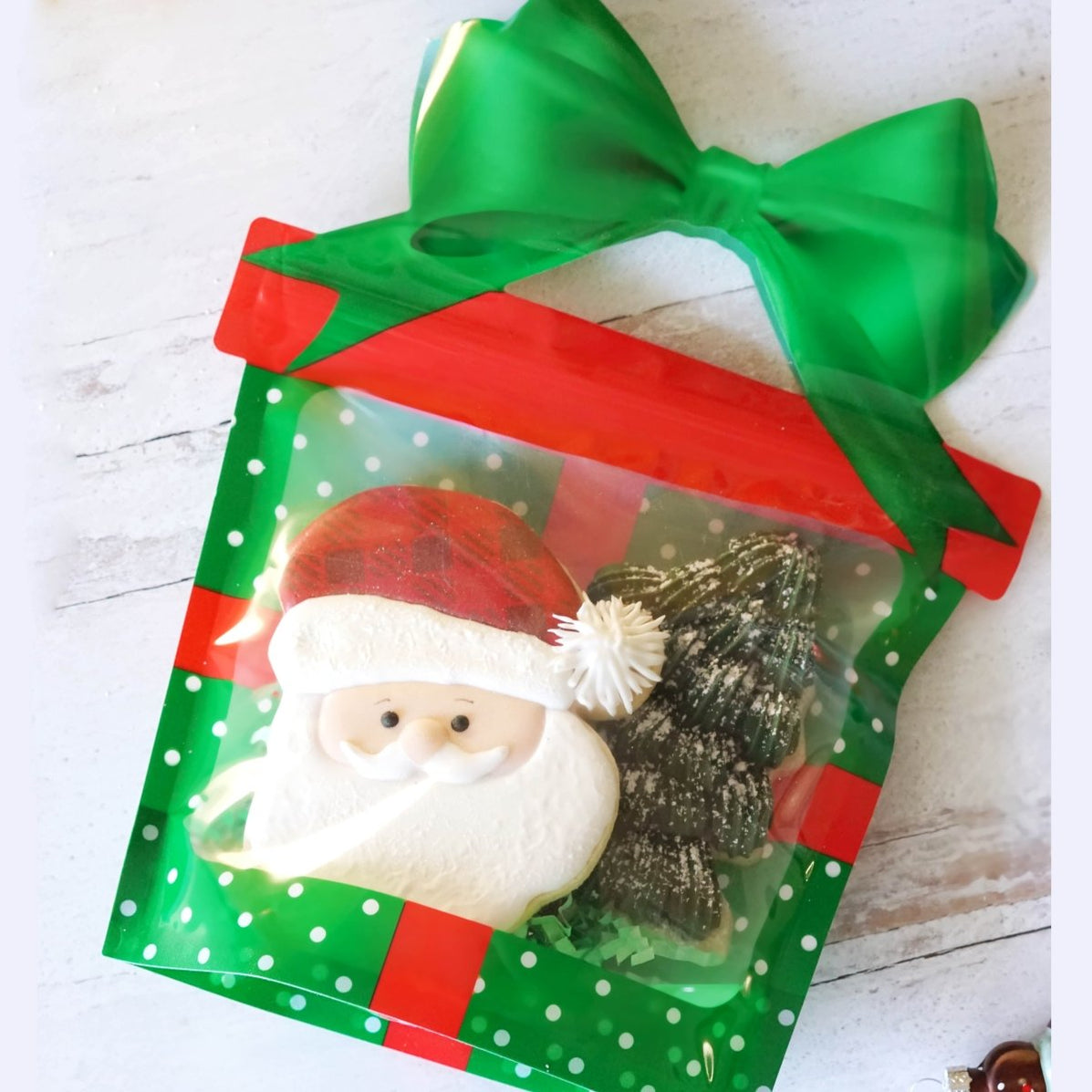 Green Gift Cookie Bag — The Cookie Countess