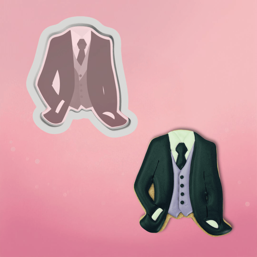 Groom Suit Cookie Cutter — The Cookie Countess