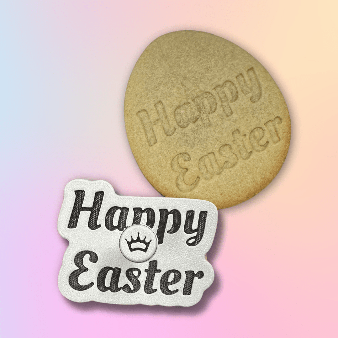 Happy Easter Cookie Stamp — The Cookie Countess