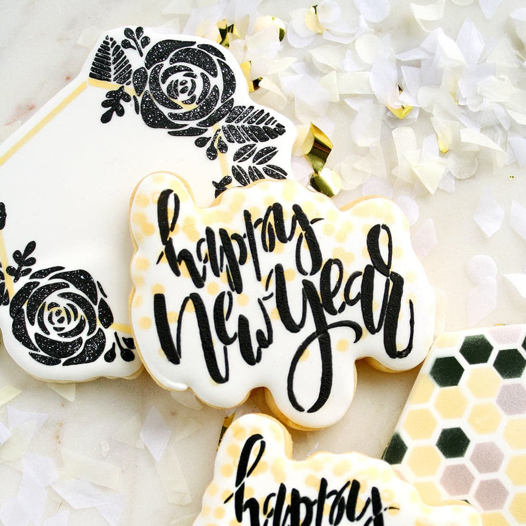 Stencils: New Year's — The Cookie Countess