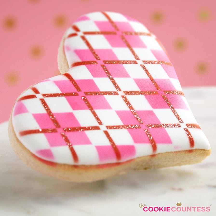 Harlequin Cookie Stencil - Essential Stencils for Cookies, Cakes ...