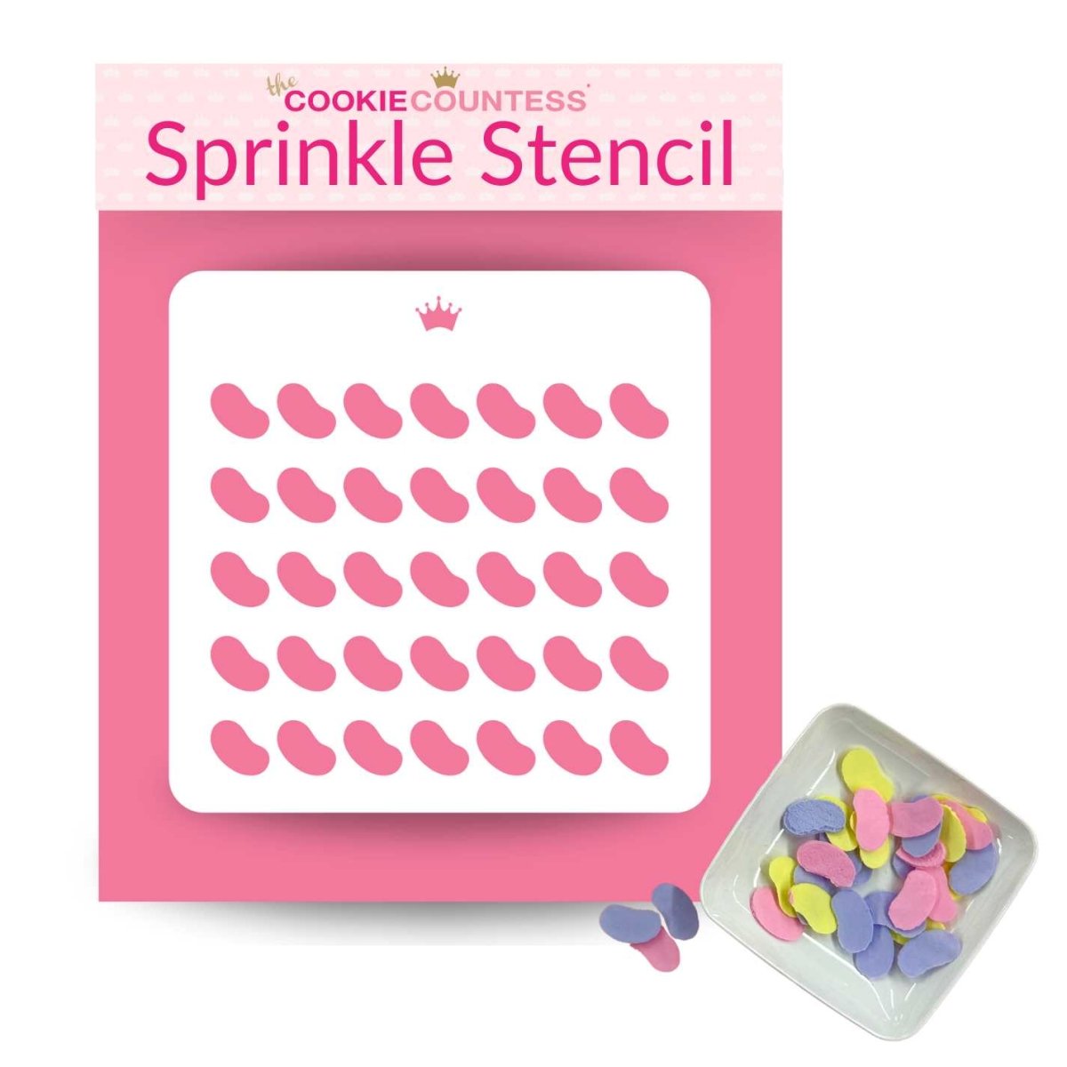 Jelly Candies Sprinkle Stencil — The Cookie Countess