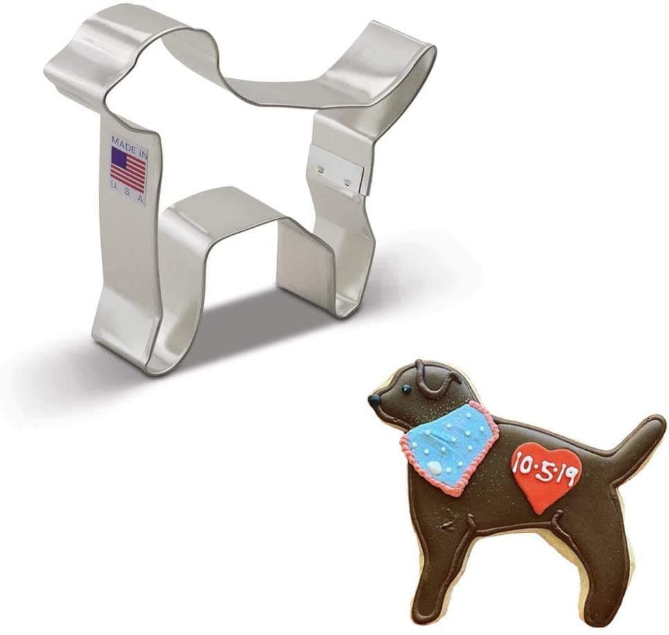 Labrador Retriever Dog Cookie Cutter 4 1/2" — The Cookie Countess