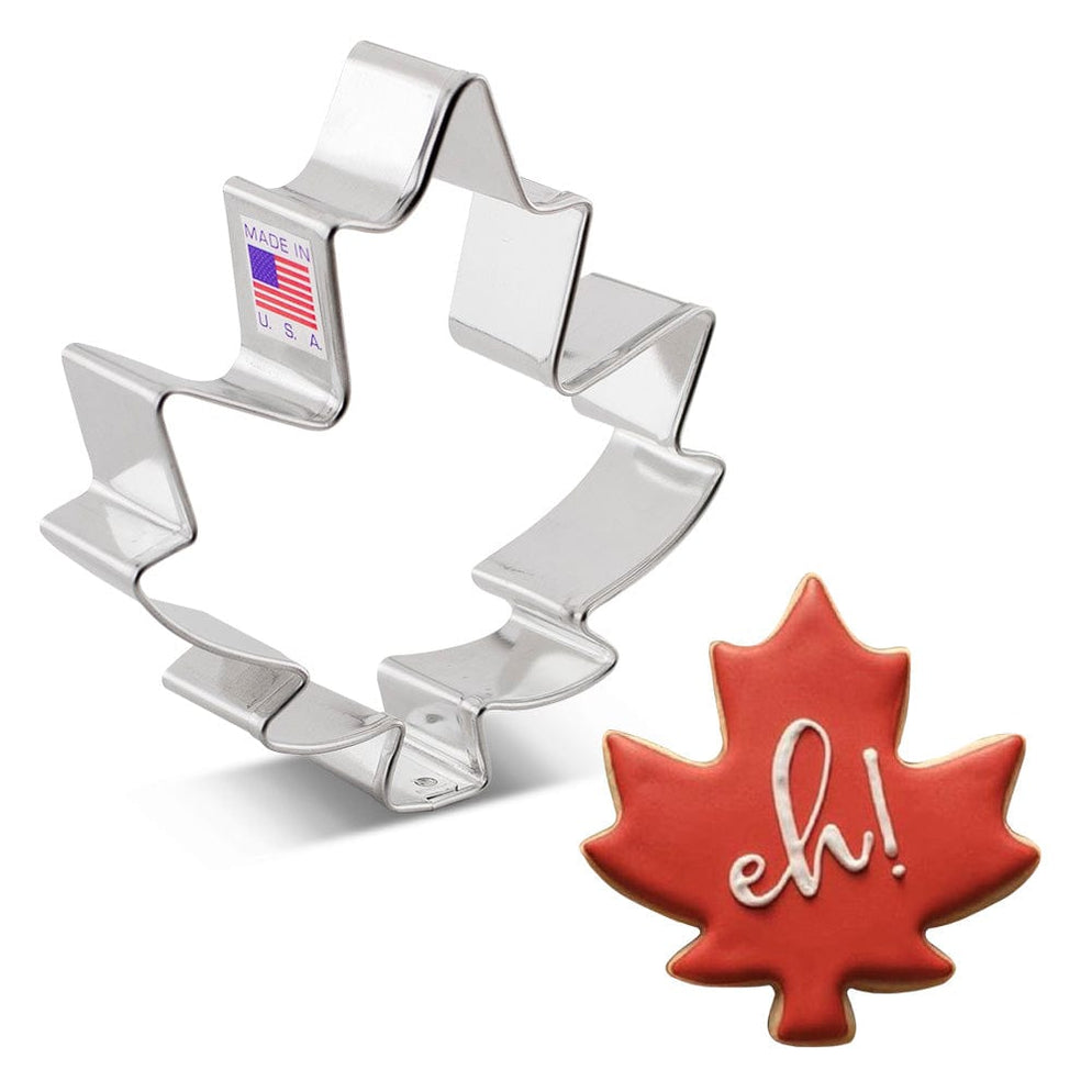 Large Maple Leaf cookie cutter — The Cookie Countess
