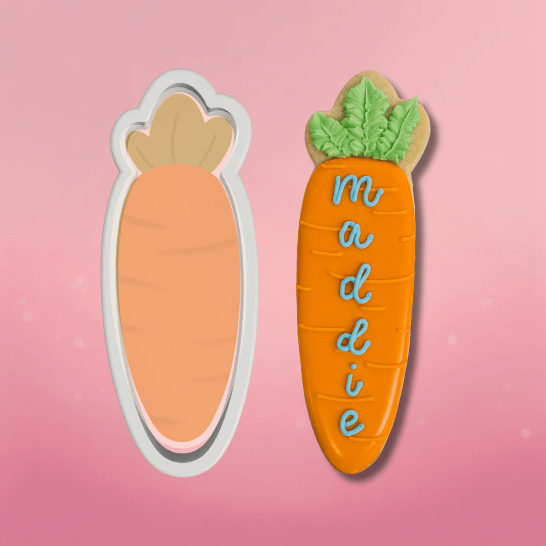 Long Carrot Cookie Cutter — The Cookie Countess