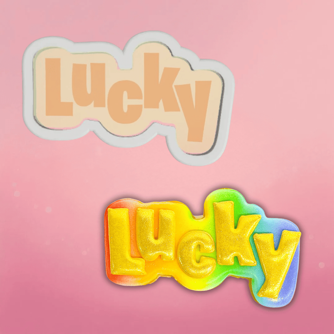 Lucky Plaque Cookie Cutter — The Cookie Countess