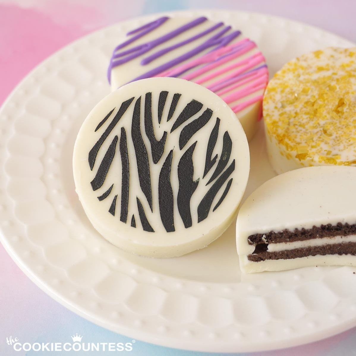 Macaron and Oreo Stencils — The Cookie Countess