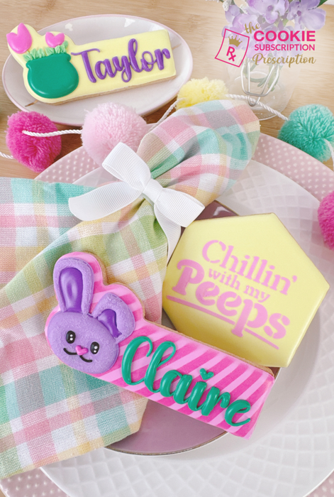 March 2025 Subscription Box " Hey, Peeps" — The Cookie Countess