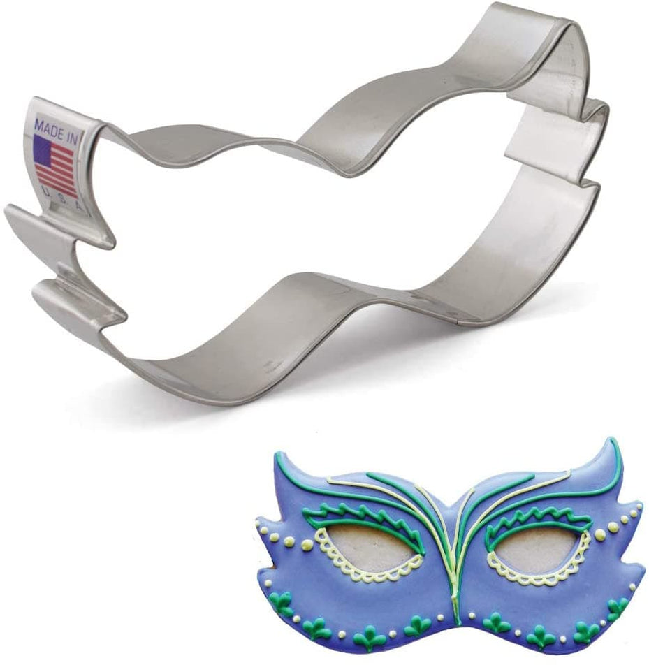 Mask Cookie Cutter 2 1/4" — The Cookie Countess