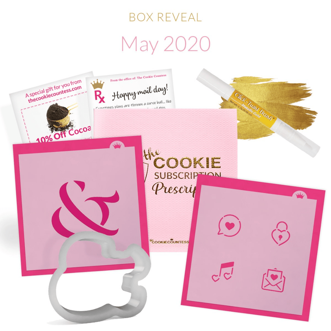 May 2020 Cookie Subscription Prescription Box — The Cookie Countess