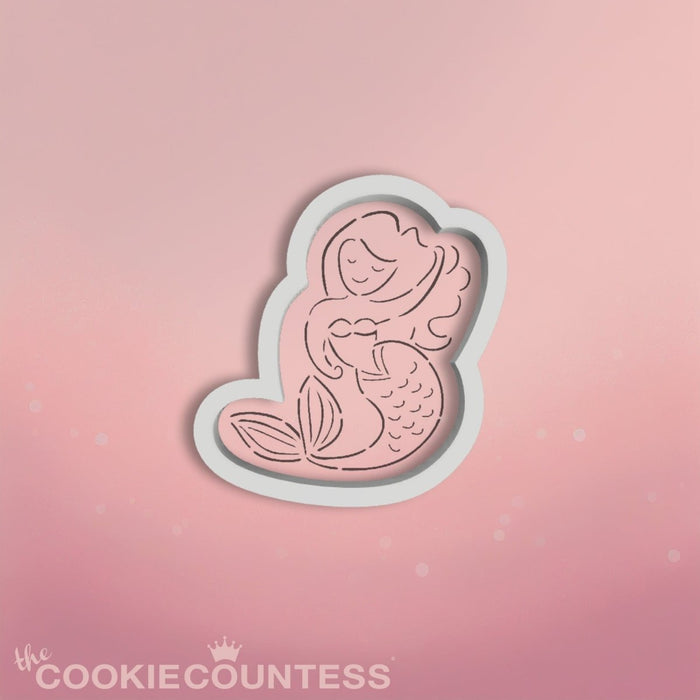 Mermaid PYO Cookie Cutter — The Cookie Countess