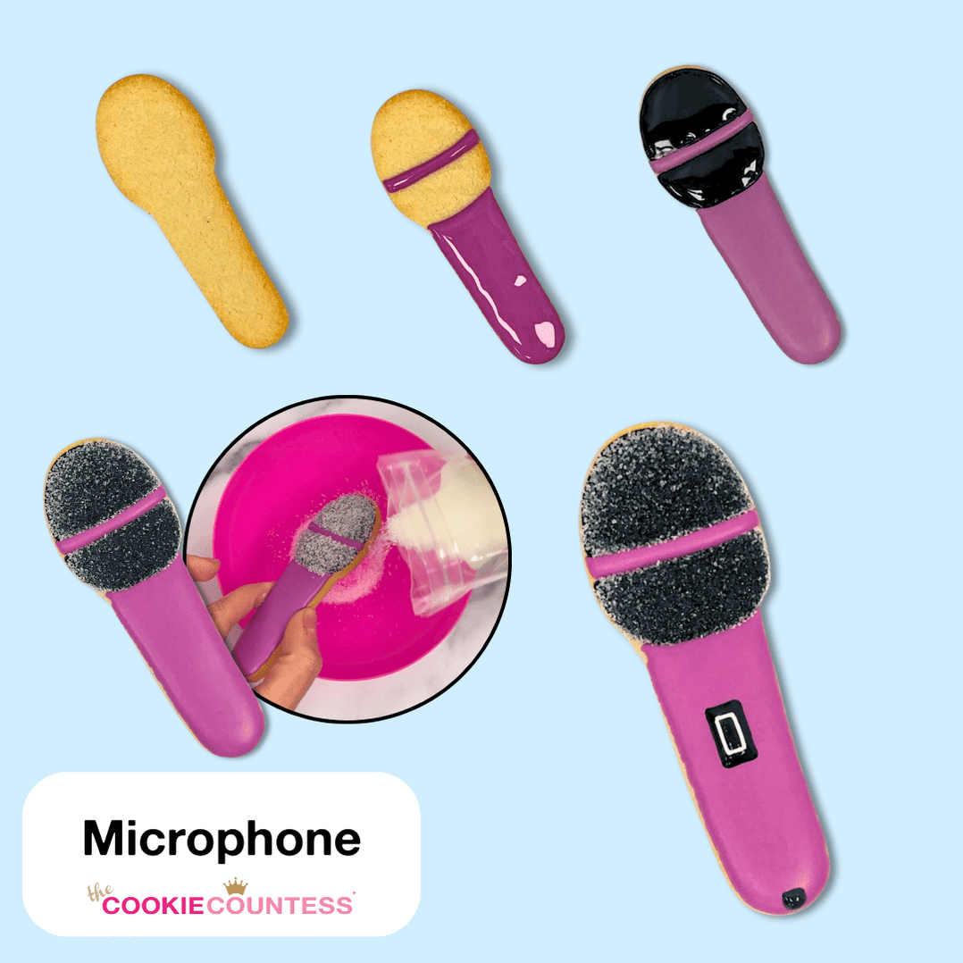 Microphone Cookie Cutter — The Cookie Countess