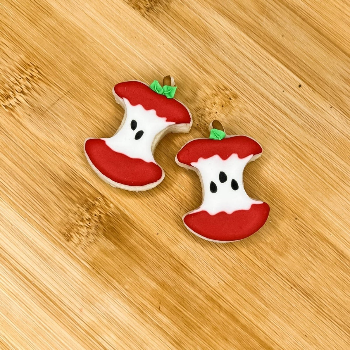 Mini Apple Core Cookie Cutter — The Cookie Countess
