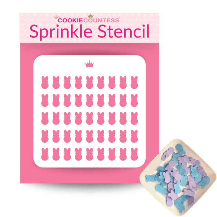 Mini Bunnies Sprinkle Stencil — The Cookie Countess