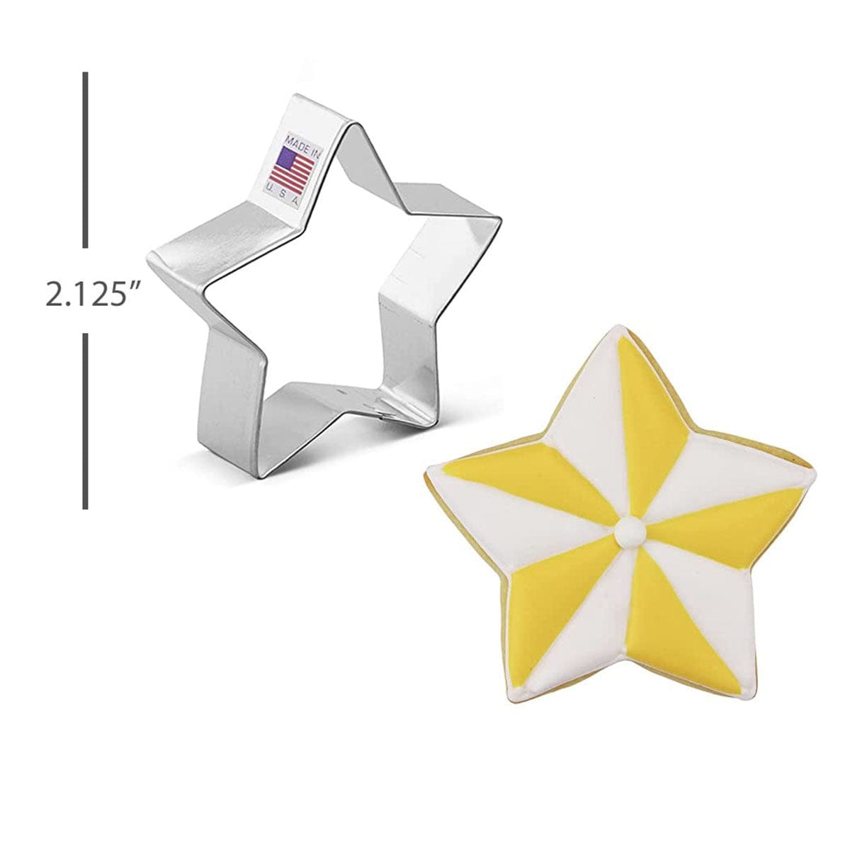 MINI Star Cookie Cutter 2 1/8" — The Cookie Countess