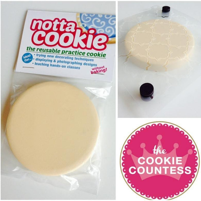 Notta Cookie - How to Practice Cookie Decorating Washable Fake Cookie ...