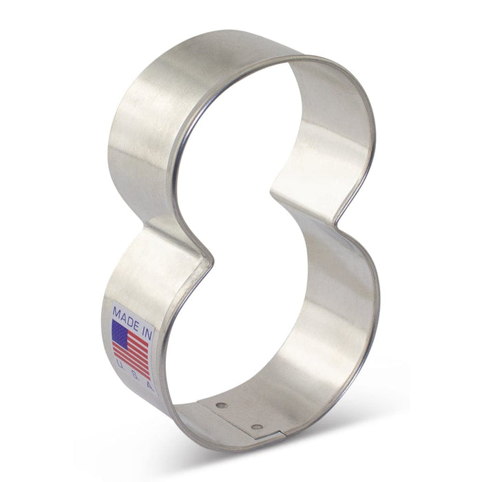 Number 8 Cookie Cutter 3 1/4" — The Cookie Countess