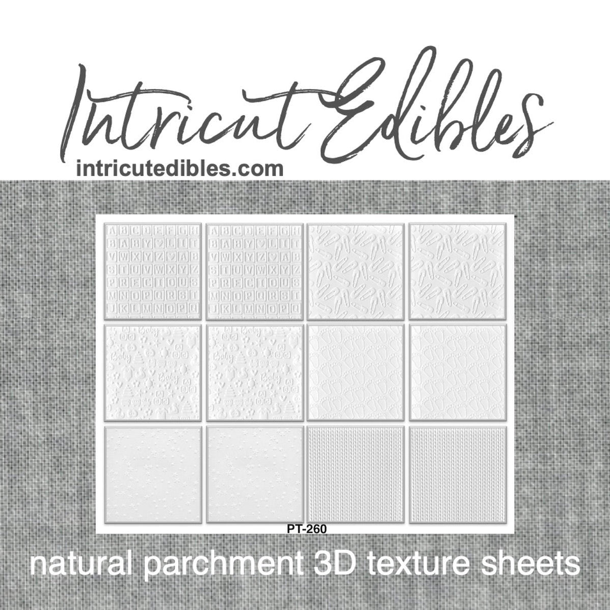 Parchment Texture Sheets - Baby Combo 1 (Set of 12 Sheets) — The Cookie ...