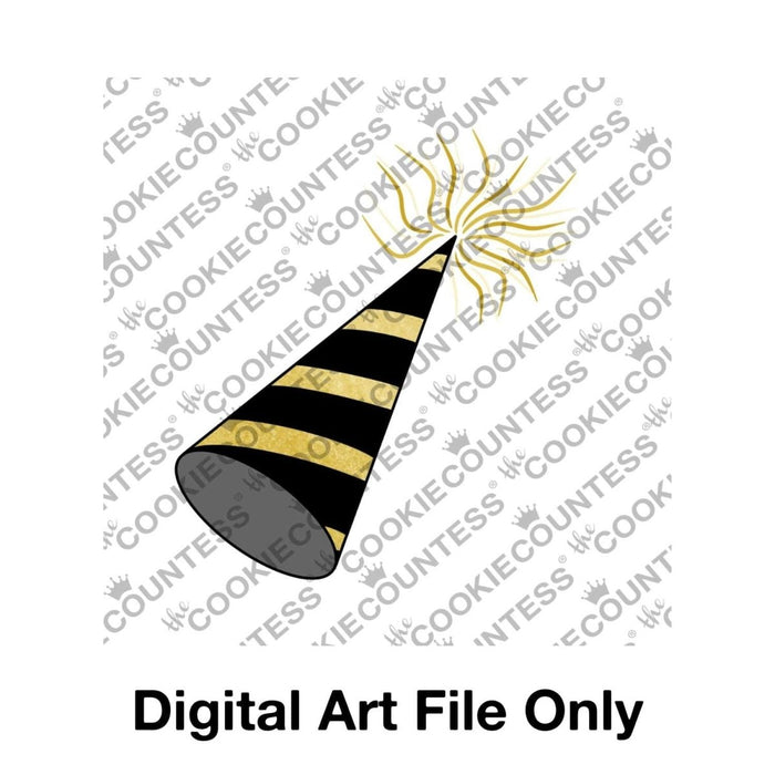 Party Hat 2 - Digital Download, Cutter and/or Artwork — The Cookie Countess