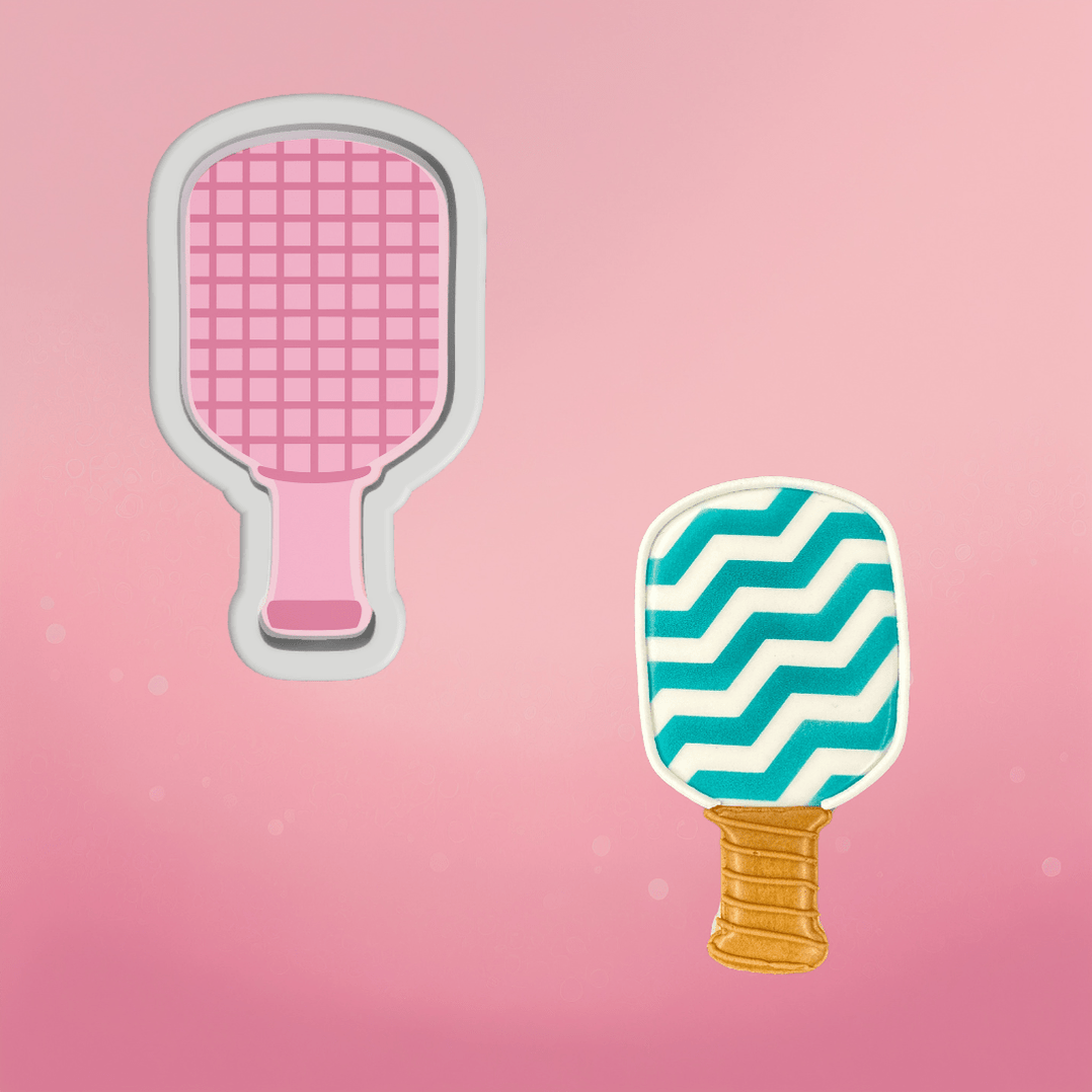 Pickleball Paddle Cookie Cutter — The Cookie Countess