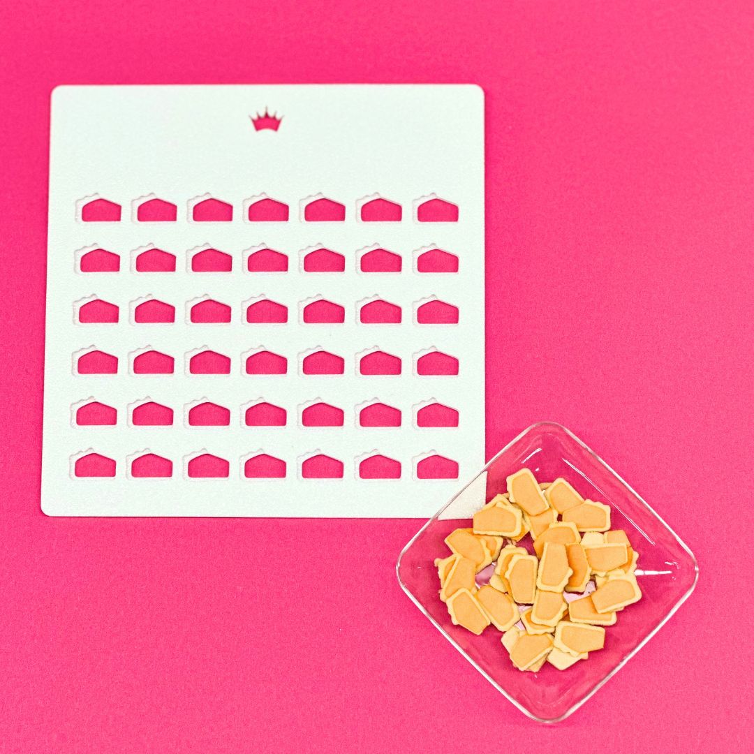 Pie Slice 2pc Sprinkle Stencil — The Cookie Countess