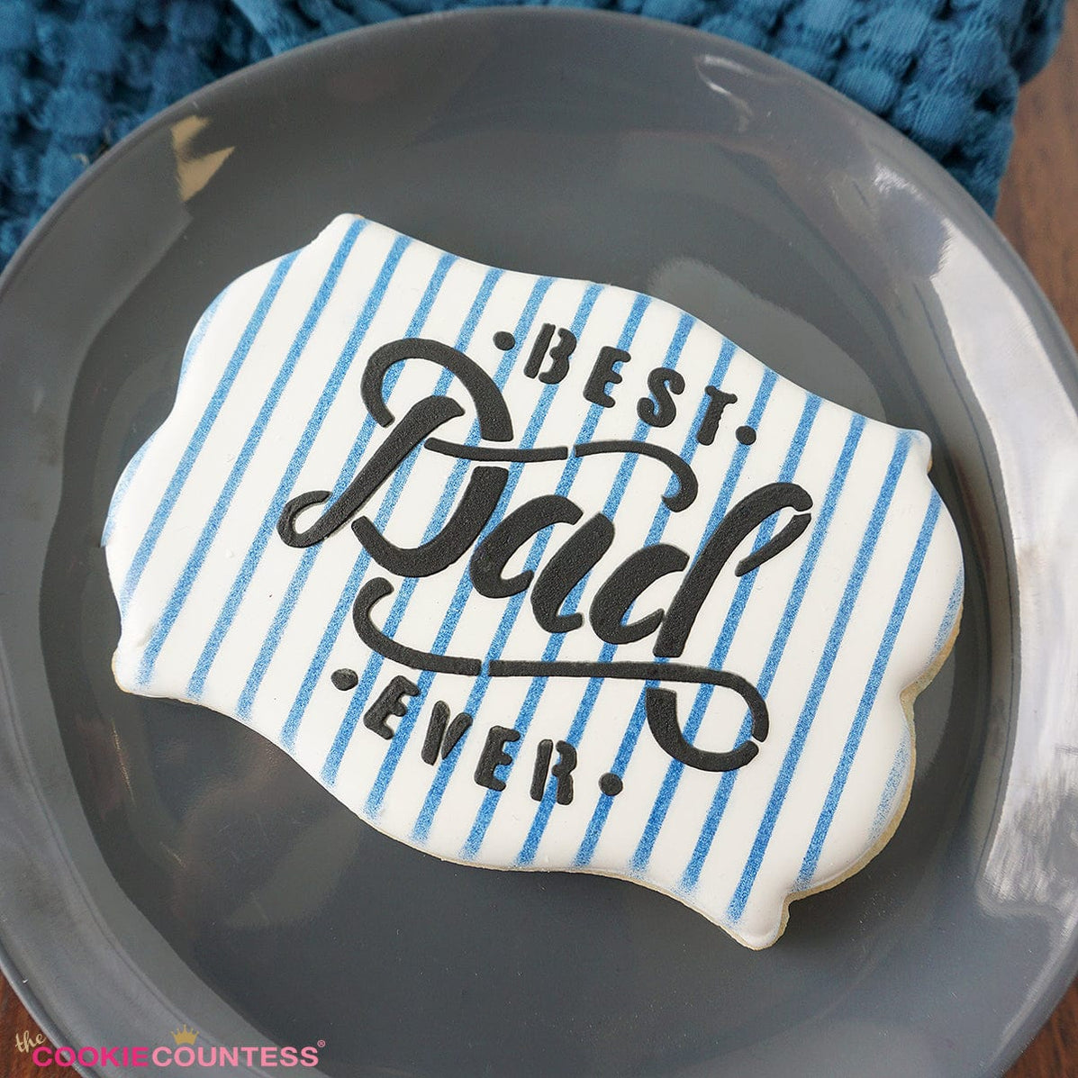 Easy Pinstripe Background for Cookies, Cakes - Made in USA — The Cookie ...