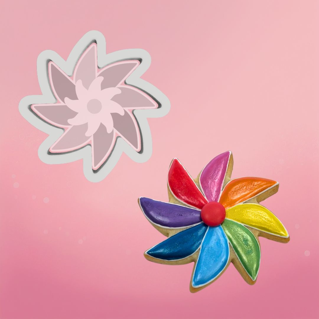 Pinwheel Cookie Cutter — The Cookie Countess