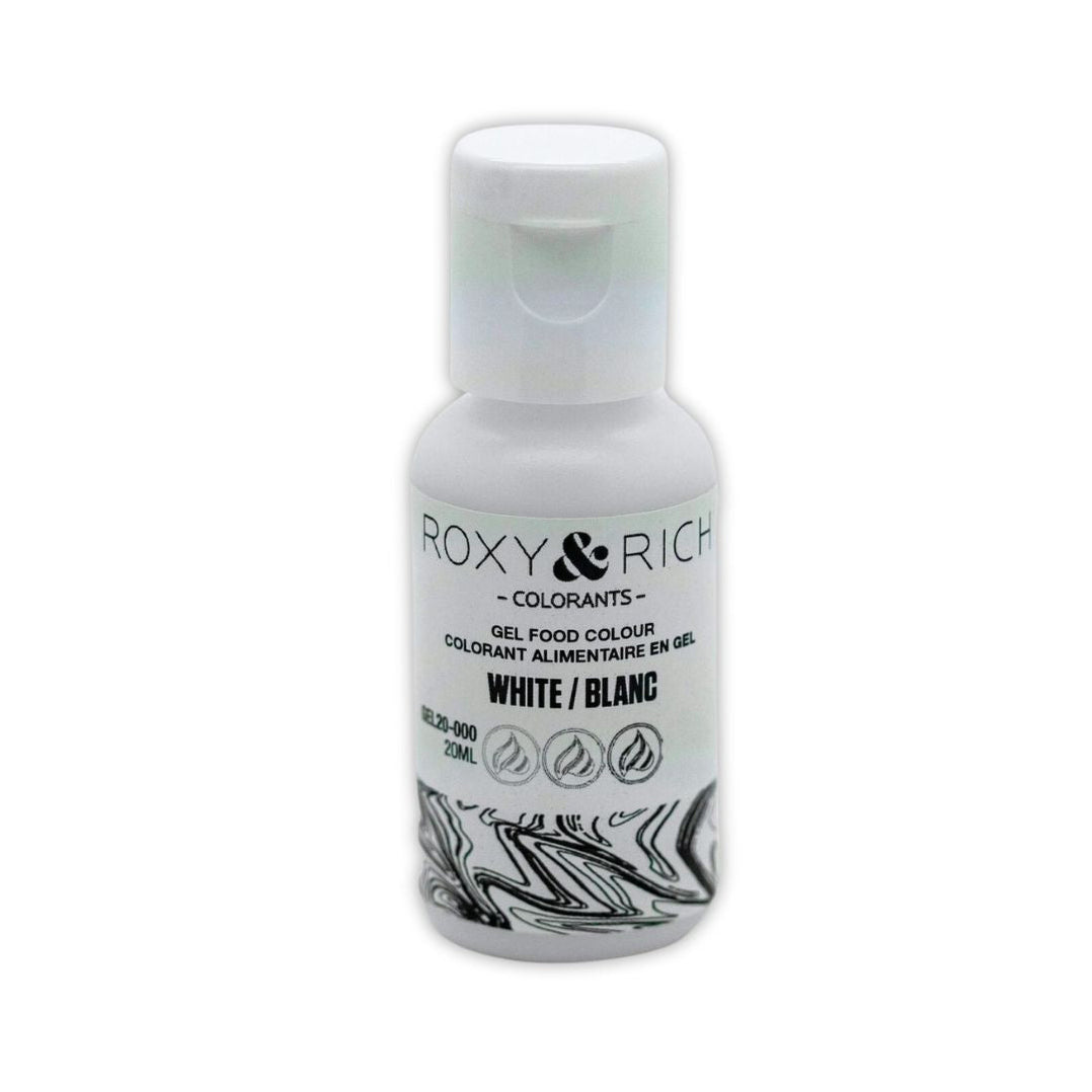 Roxy & Rich Gel Food Color for Chocolate 20 ML - White — The Cookie ...
