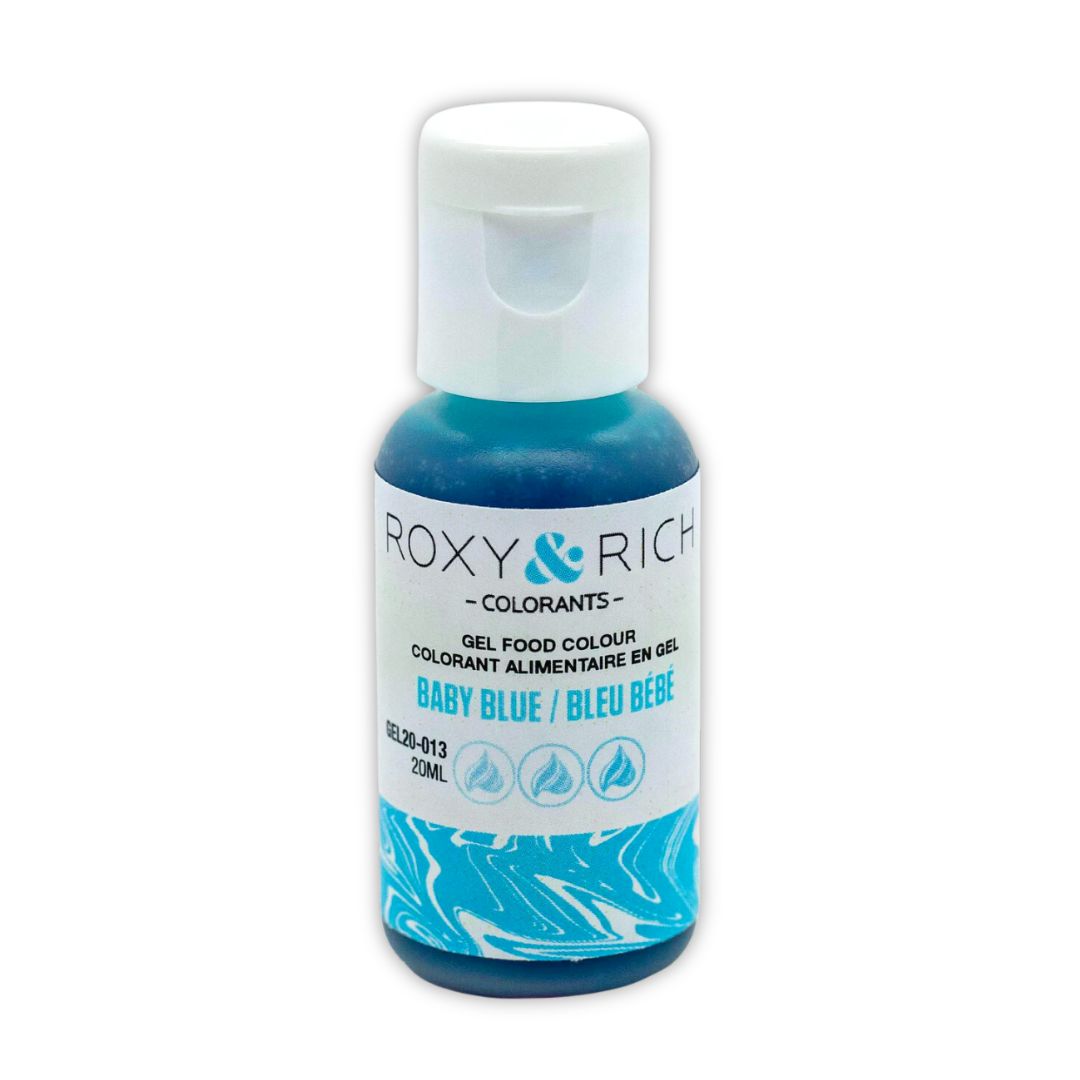 Roxy & Rich Gel Food Color for Chocolate 20ml-Baby Blue — The Cookie ...
