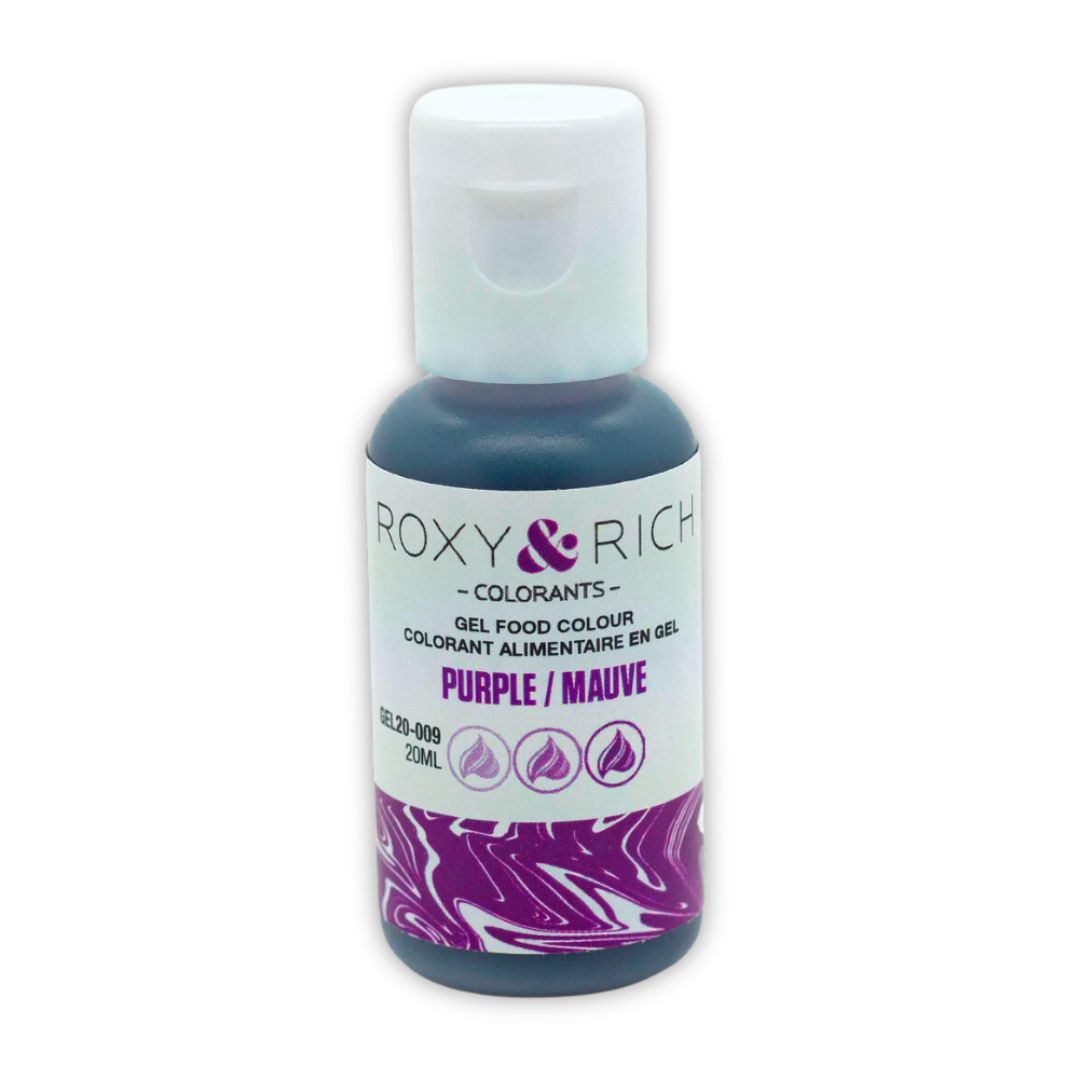 Roxy & Rich Gel Food Color for Chocolate 20ml-Purple — The Cookie Countess