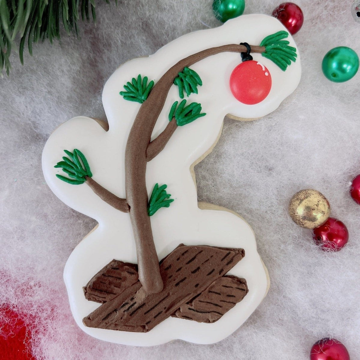Sad Tree Cookie Cutter — The Cookie Countess