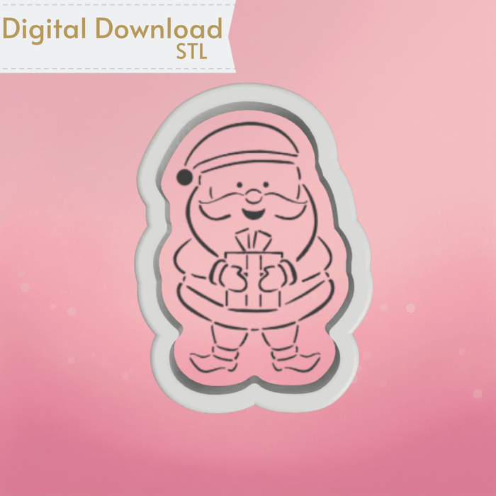 Santa-PYO Cookie Cutter STL — The Cookie Countess