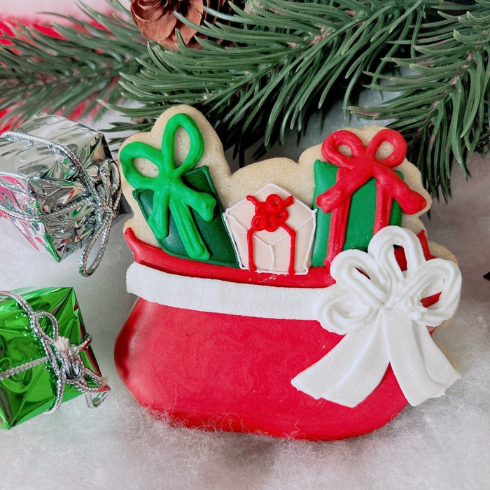 Santas Presents Bag Cookie Cutter — The Cookie Countess