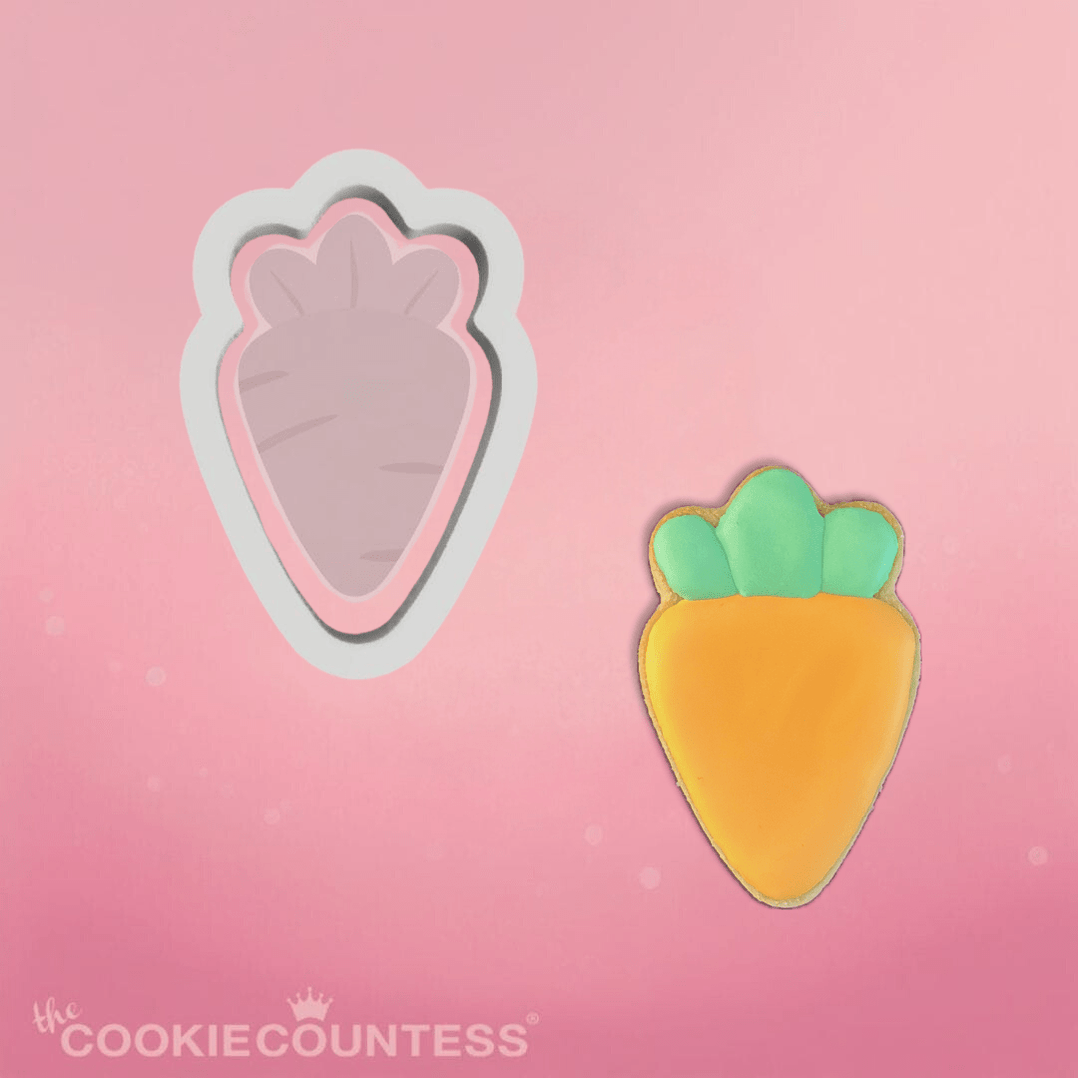 Small Carrot Cookie Cutter — The Cookie Countess