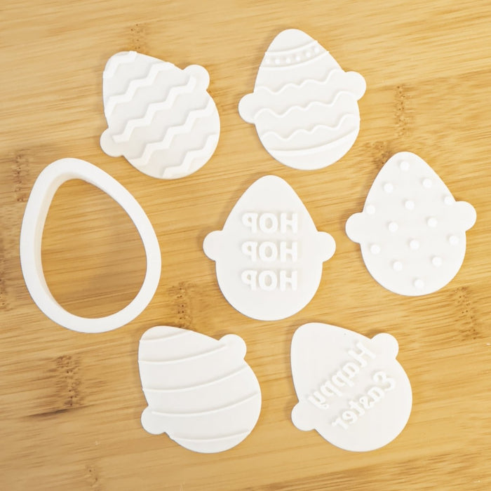 Small Egg Cookie Cutter and Easter Stamps — The Cookie Countess