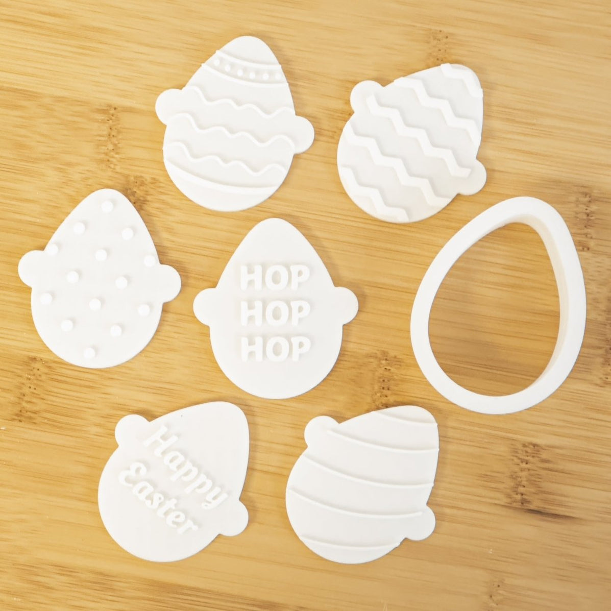 Small Egg Cookie Cutter and Easter Stamps — The Cookie Countess