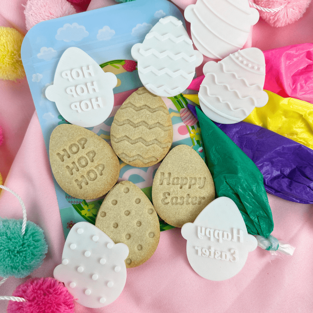 Small Egg Cookie Cutter and Easter Stamps — The Cookie Countess