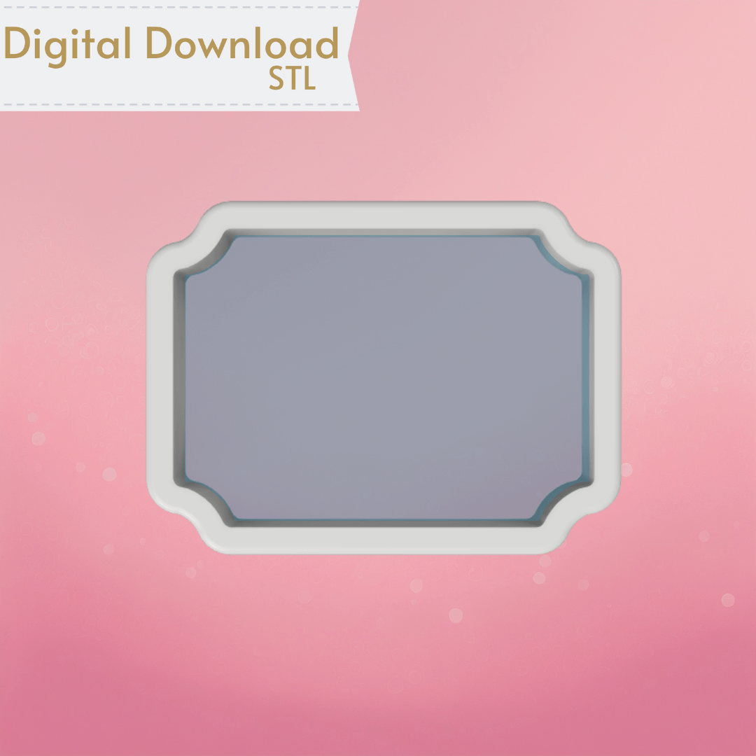 Smithfield Plaque Cookie Cutter STL — The Cookie Countess