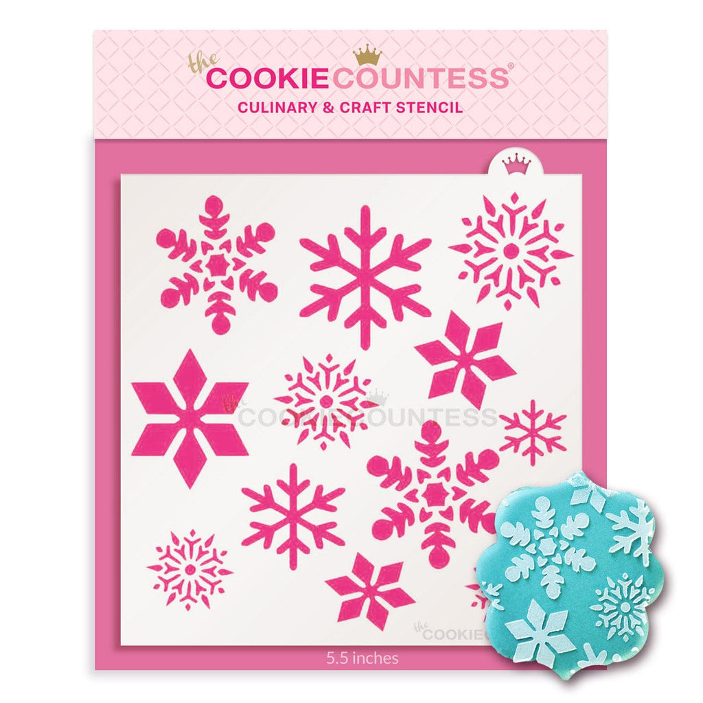 Stencils: Winter — The Cookie Countess