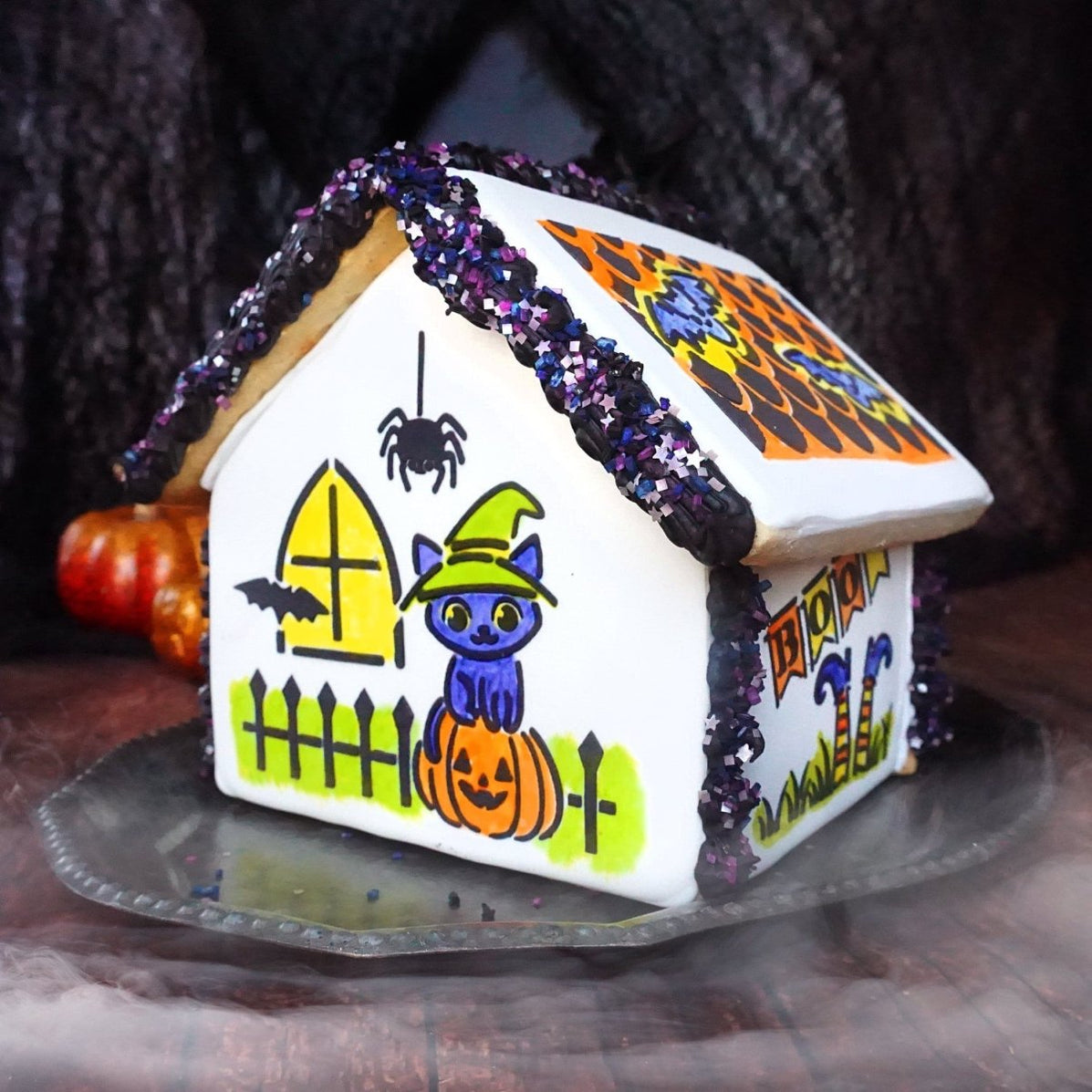 Halloween Gingerbread House Kit - Spooky Shack! — The Cookie Countess