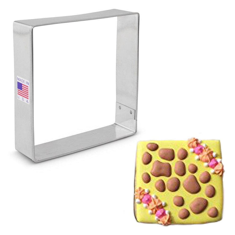 Square Cookie Cutter 3 1/2" — The Cookie Countess