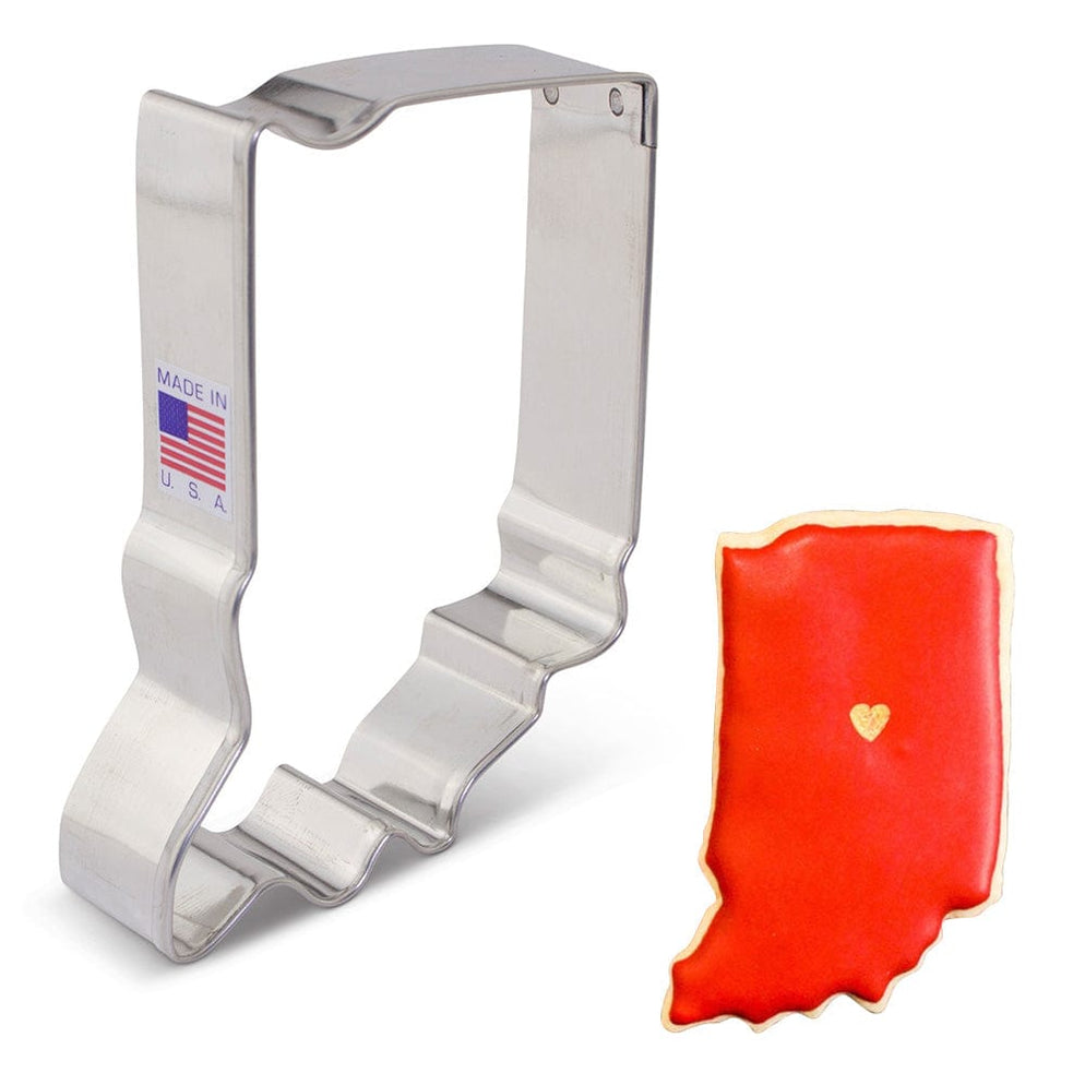 State of Indiana Cookie Cutter — The Cookie Countess