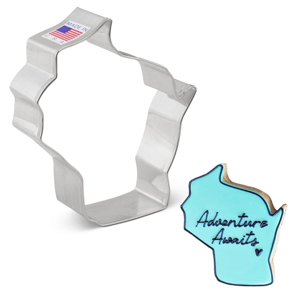 State of Wisconsin Cookie Cutter — The Cookie Countess