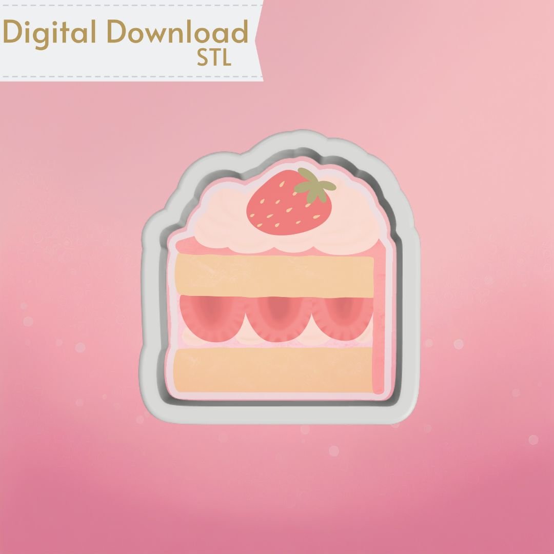 Strawberry Shortcake Cookie Cutter STL — The Cookie Countess