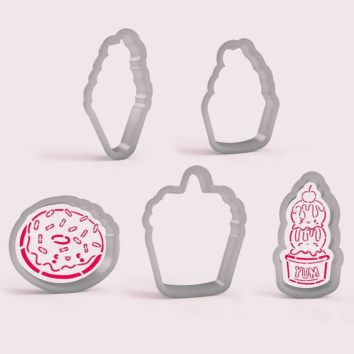 Sweet Treats Cookie Cutter Set of 5 — The Cookie Countess